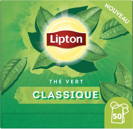 Lipton thee Green tea klassiek pack 50 tea bags - 50 theezakjes in ...