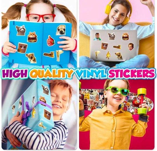 Grappige Meme Stickers 40 Stuks | Humor | Stickers Kinderen Volwassenen |... | bol