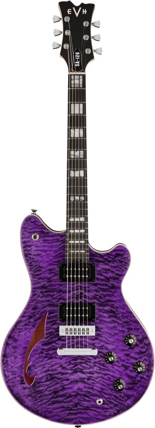 EVH SA-126 Special QM EB Transparent Purple - Elektrische gitaar | bol
