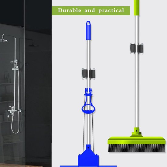 Dweil bezem houder - zware wandrekken voor garage opslag - wandmontage ...