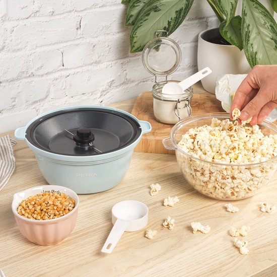 Petra Mini Popcorn Maker – Electric Home Made Hot Air Corn Popper ...