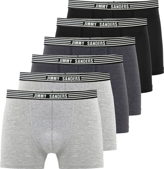 Jimmy Sanders Boxer - Boxershort Multipack 6 Pack - Onderbroek Mannen ...