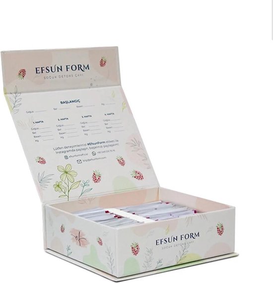 Efsun Form Detox Thee 1 maand 60 stuks | bol