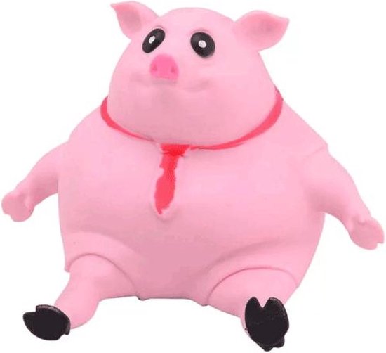 VTV - XL Jimmy the Piggy - 20cm - Anti stress varken - Squizy Pig | bol