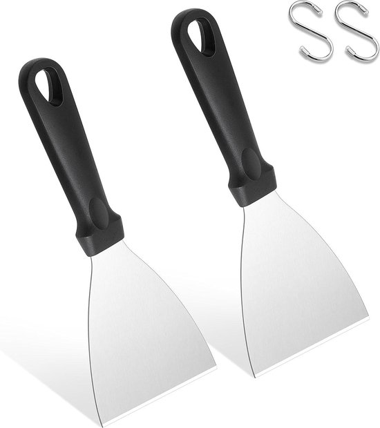 Grill Scraper Set van 2 - Herogo, RVS, BBQ Accessoires Plancha Bbq | bol