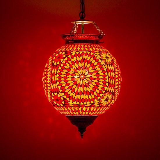 Oosterse lamp oranje | bol