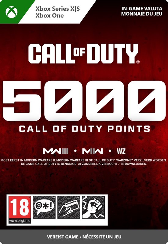 Call of Duty - 5000 Call of Duty Points - Xbox Series X|S/Xbox One ...