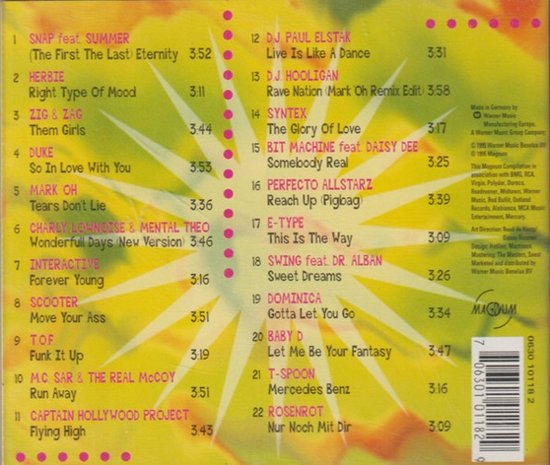 Now Dance Hits - 1xCD Compilation Electronic, House, Happy Hardcore ...