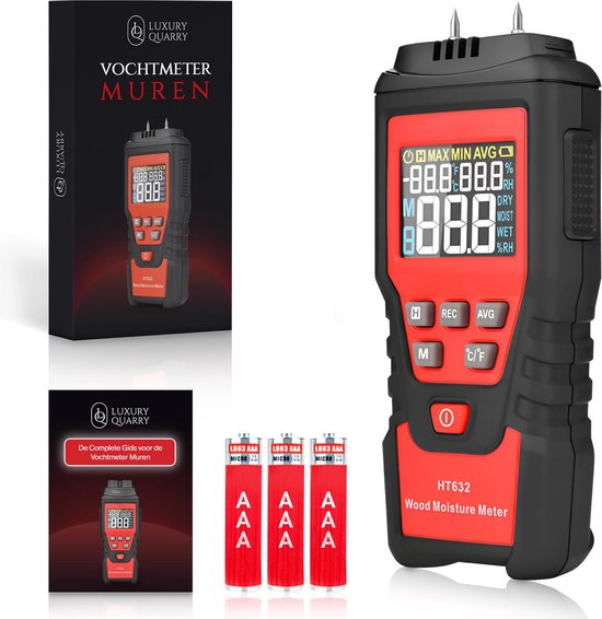 Vochtmeter Muren - Professionele Vochtmeter voor Hout & Muren ...