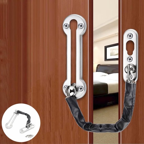 Extra Dikke Deurkettingslot Roestvrij Staal Beveiliging Deurkettingslot ...