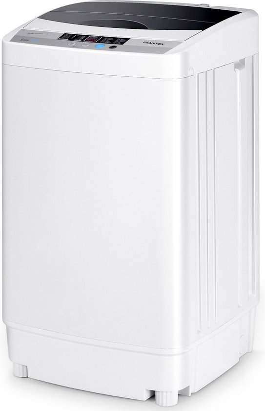 Costway Volautomatische Mini Wasmachine met Pomp, Display en centrifuge ...