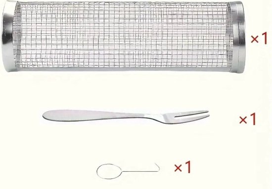 Flavers - Rollende Grillmand – 30 CM – met accessoires ...