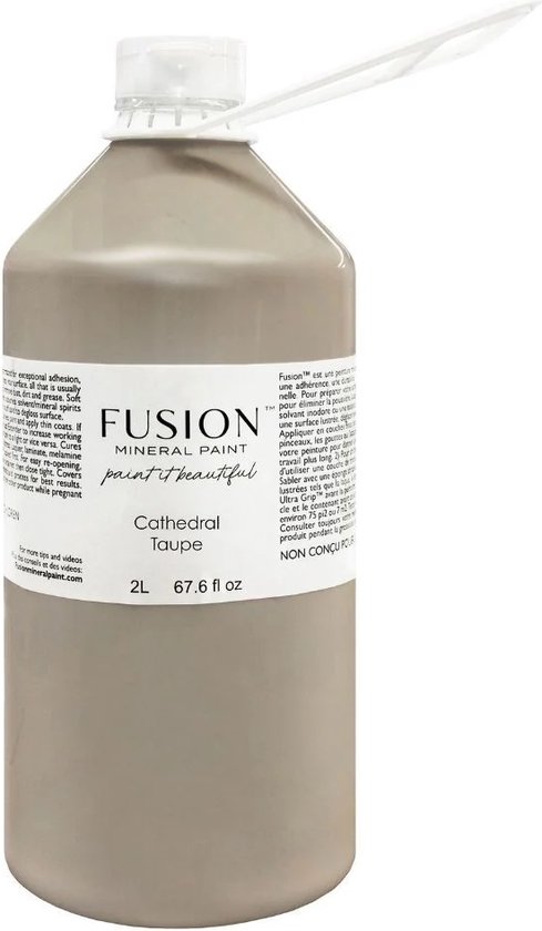 Fusion Mineral Paint - Cathedral Taupe 2000ml | bol