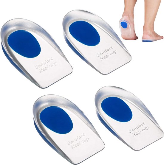 Hielspoor zooltjes - Hakverhoger - 2 paar - Siliconengel | bol