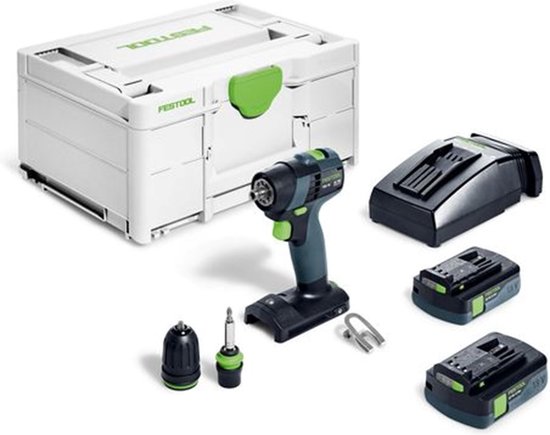 Festool TXS 18 C 3,0-Plus Accu Schroefboormachine 18V 3.0Ah in ...