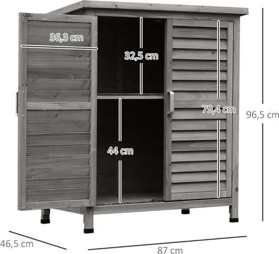 Tuinkast Hout - Tuinkist - Tuinkasten voor Buiten - Tuinberging ...