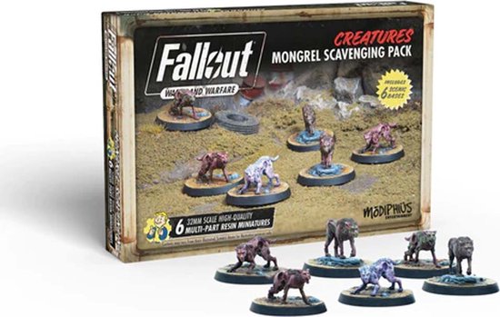 Fallout: Wasteland Warfare - Creatures: Mongrel Scavenging Pack ...