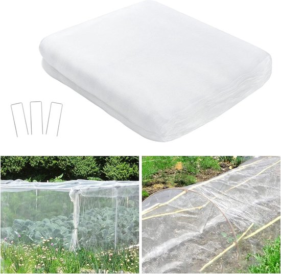 Insect Netting Fijn Gaas Netten 2x10m - Tuinpennen Fruitplant ...