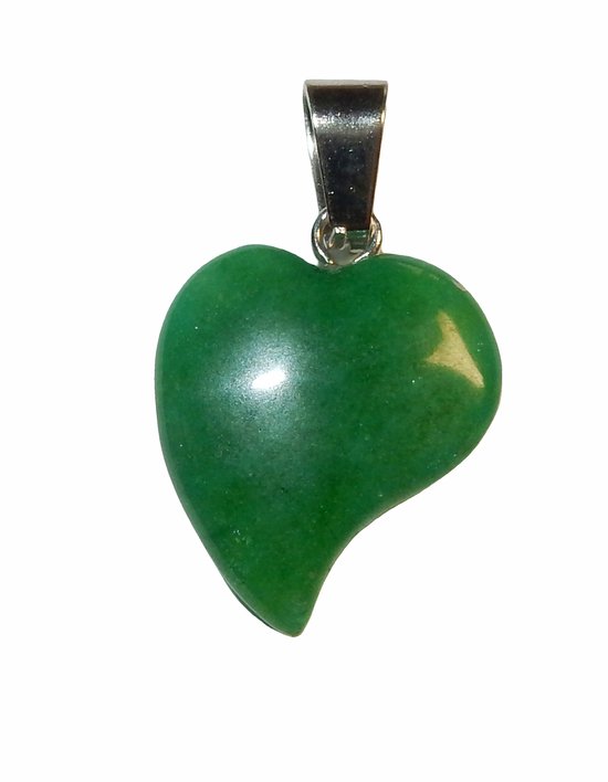 Groen Agaat Hartje Hanger | bol