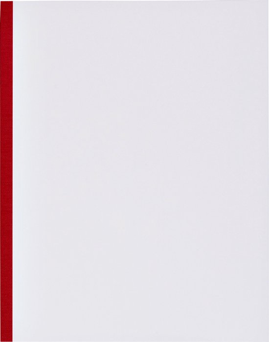 Kasboek 165x210mm 1 kolom 160blz rode rug assorti | bol