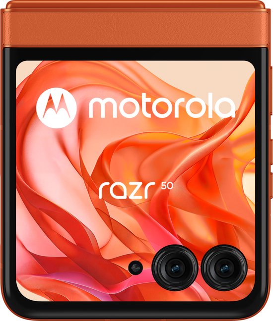 Motorola Razr 50 - Spritz Orange - 256GB - 50MP camera - 4200 mAh accu ...