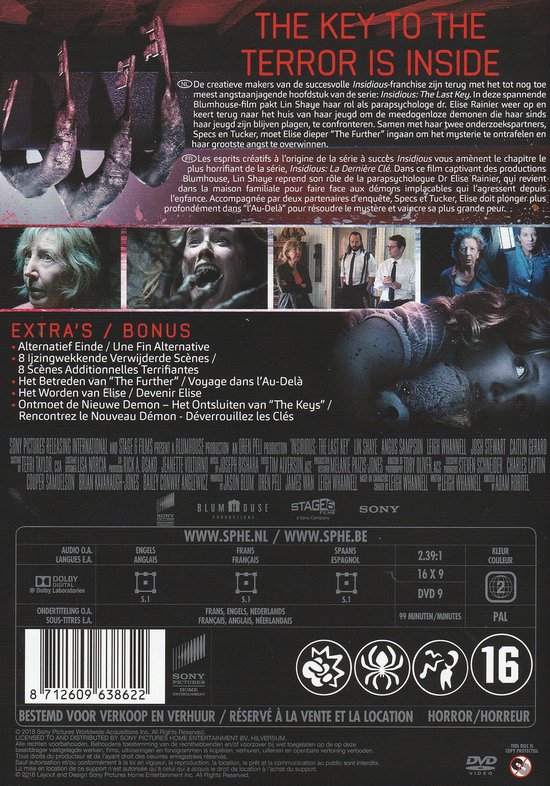 Insidious: The Last Key (Dvd), Angus Sampson | Dvd's | bol