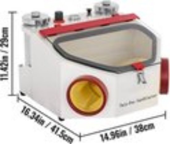 Zandstraalcabine | Polijstmachine | LED verlichting | Voetpedaal ...