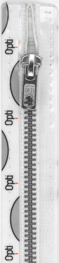 Opti 8055 M60 nikkelkleurige metaalrits 6mm deelbaar 70 cm wit | bol