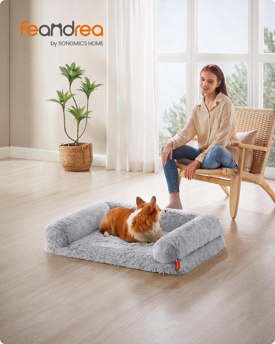 FluffyHug Groot hondenbed voor middelgrote honden, hondenbed van ...