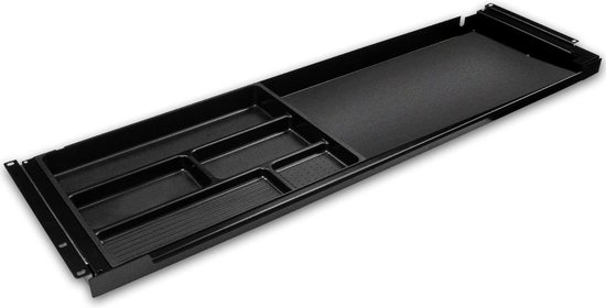 Bureau-onderbouwlade van metaal, hanglade met uitneembare inzetstuk ...