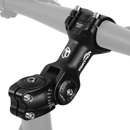 Verhoging fietsstuur 318 mm x 110 mm aluminium - instelbaar ± 60 graden ...