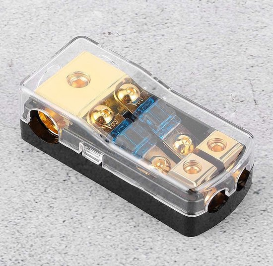 Zekering Distributie Blok, 0/4 Gauge In 4/8 Gauge out 60A Zekering ...