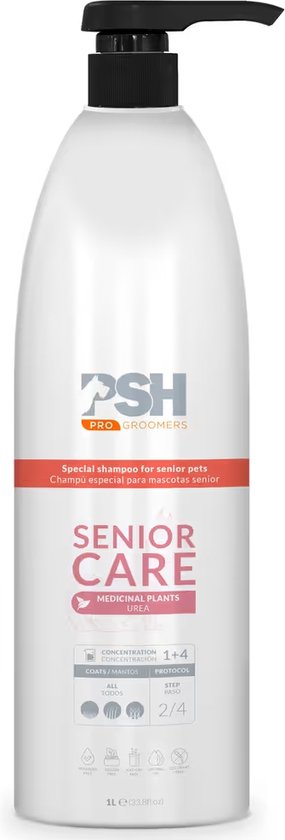 PSH - Pro Senior - Honden En Katten Shampoo - Extra Mild Voor Oudere ...