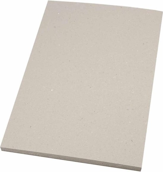 Creativ Company CC Grijs Karton 3mm 25x35 cm 10 vel | bol