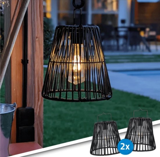 Solar tuinverlichting - Hanglamp/tafellamp buiten 'Firenze' met ...