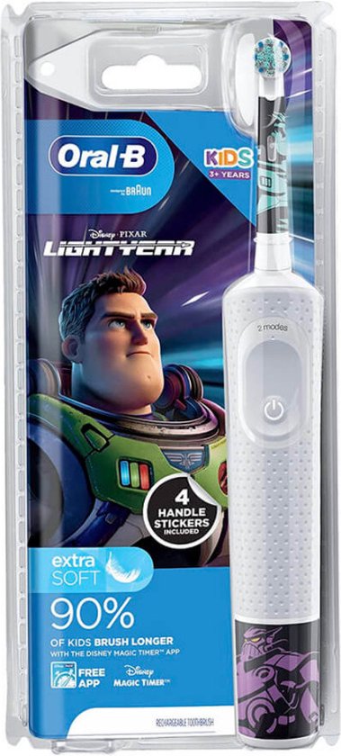 Oral-B Elektrische Tandenborstel – Kids 3+ Pixar Lightyear Vitality ...