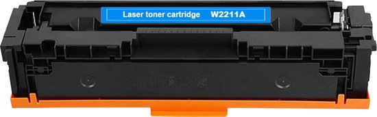 Laser Toner cartridge Geschikt voor 207A (Met chip) - (W2211a - Cyan ...