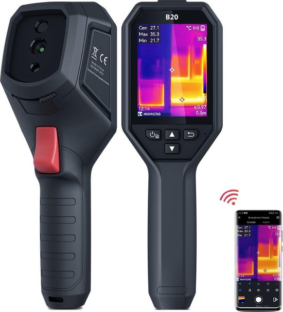 Hikmicro B20S - warmtebeeldcamera - 256x192 pixels - tot 550°C | bol