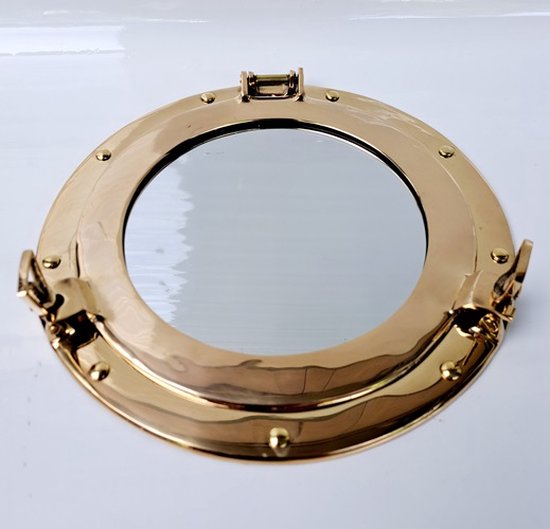 Messing scheeps luik 31P295200 groot model patrijspoort diameter 28,5 ...