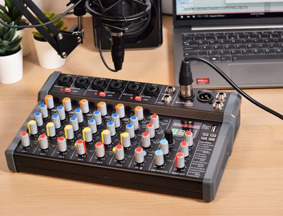 Citronic CMA-10 mixer met DSP, USB Play/Record/PC en Bluetooth | bol