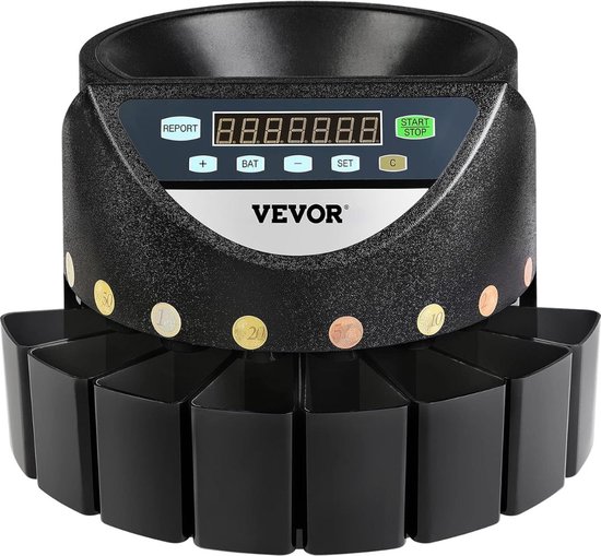 Munttelmachine – Digitale Spaarpot met Teller – 220V – Spaarpot Kluis – 300 Munten per... | bol