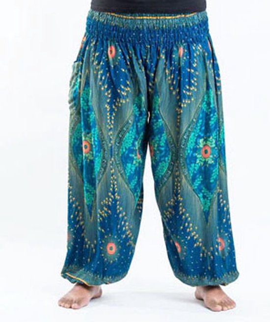Harembroek - Yogabroek - Zomerbroek - Dames en heren - XL: maat 46, 48 ...