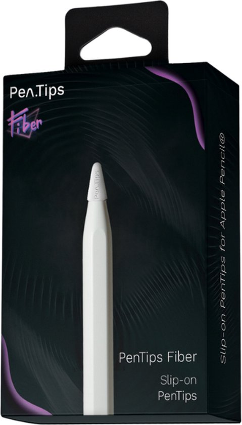 PenTips Fiber | Wit | Vezel Siliconen Combinatie | Apple Pencil Nib | Extra sterk |... | bol
