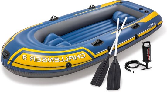 Opblaasboot Challenger 3 - deluxe model met peddels | bol