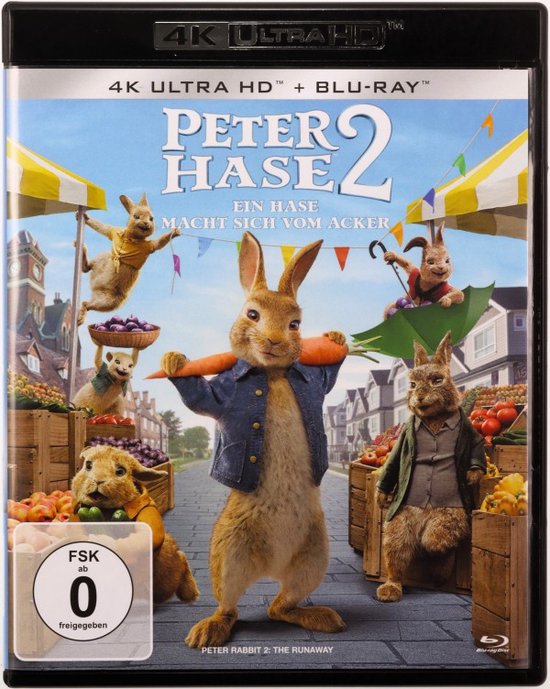 Peter Rabbit 2: The Runaway [Blu-Ray 4K]+[Blu-Ray], Rose Byrne | Dvd's ...