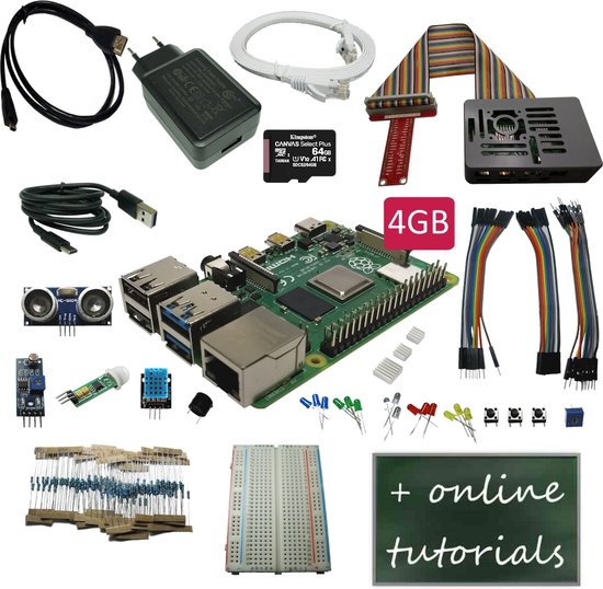 Raspberry Pi 4B - Ultimate starter kit - 4GB | bol