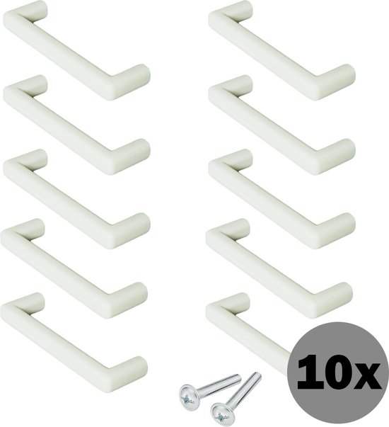 Handgrepen - 10 Stuks - Wit - 96 mm - Handgrepen voor Deurtjes ...