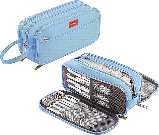 Groot etui, gepersonaliseerd etui met meerdere vakken, waterdicht ...