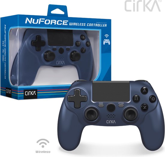 Hyperkin - CirKa - NuForce wireless controller - voor PS4 / PC / Mac (blauw) | bol