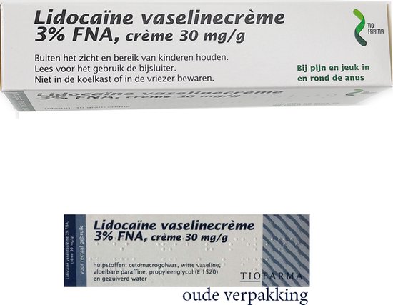 Verdovende creme Lidocaine- vaseline 3% - 30 gram | bol